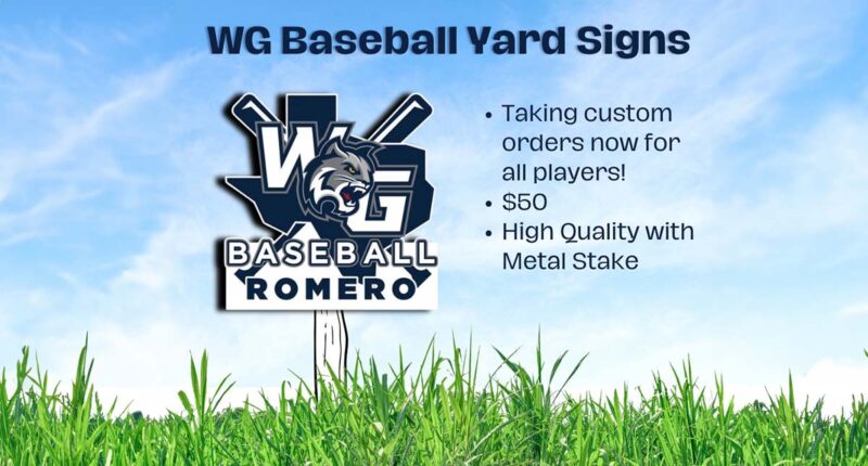 WG Wildcat Baseball Yard Signs Available Now - Baseball Booster Club Of ...